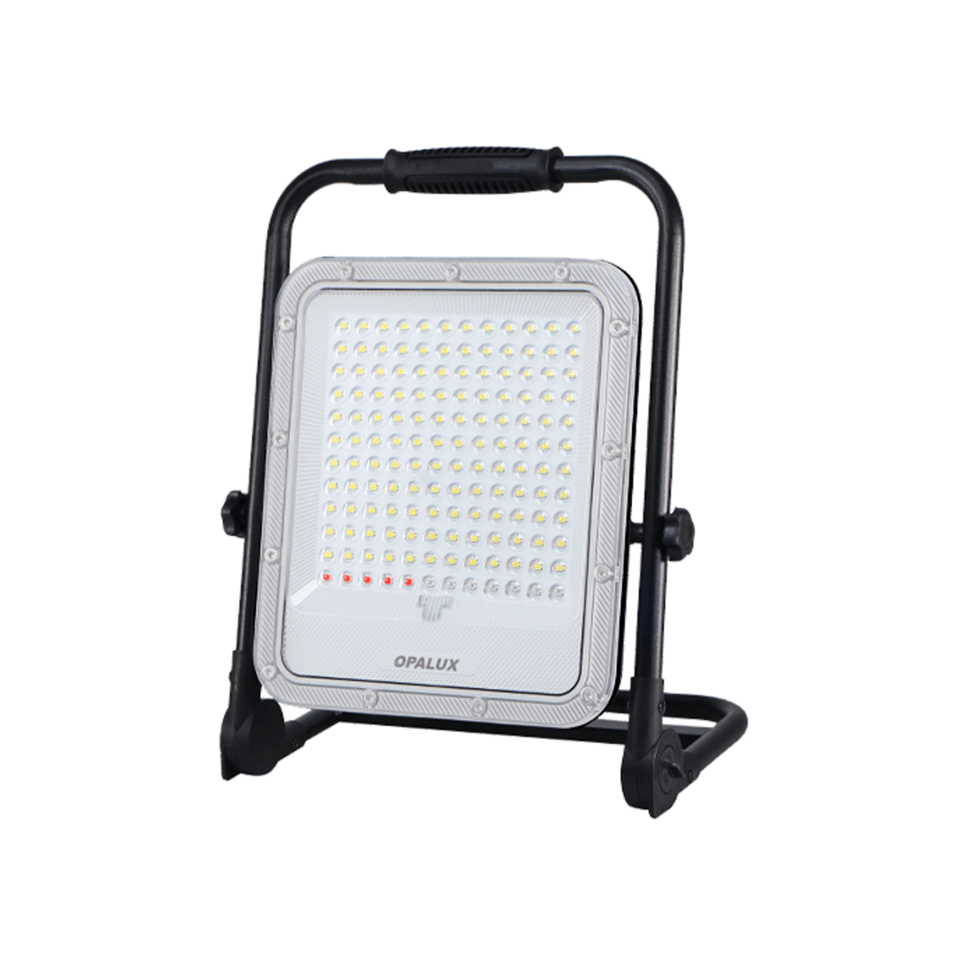 REFLECTOR PÓRTATIL 50W LED RECARGABLE OPALUX - Servilighting